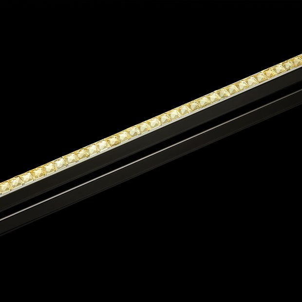 Tilebank Listello 10mm Square Diamond Gold Metal Tile Trim