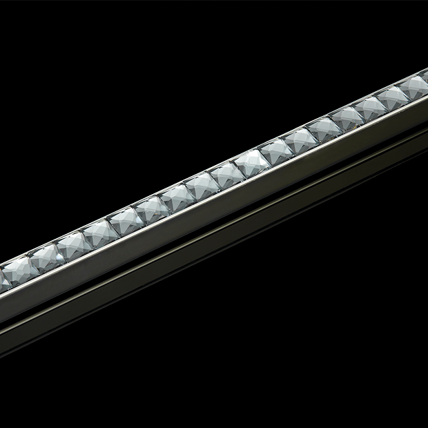 Tilebank Listello 12mm Square Diamond Black Tile Trim
