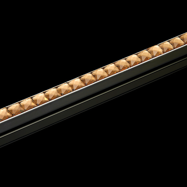 Tilebank Listello 12mm Square Diamond Rose Gold Tile Trim