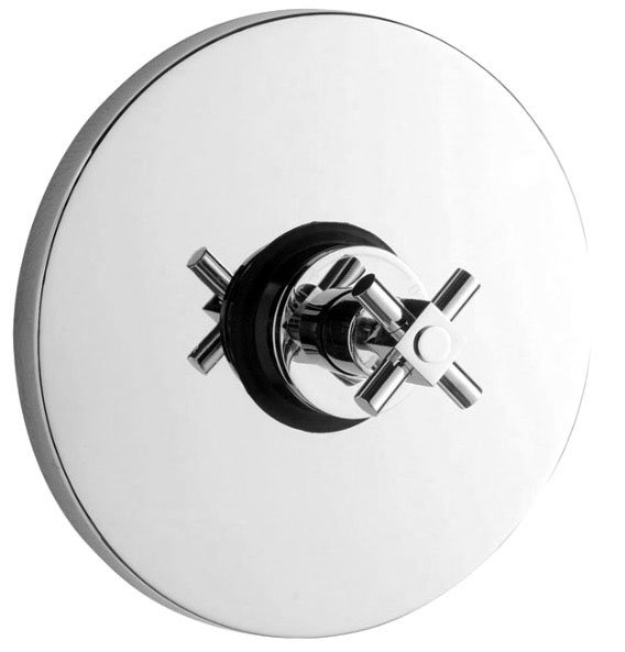 Titan Concealed Thermostatic Sequential Shower Valve with Oval Plate at ...