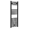 Toreno Heated Towel Rail – Matt Black – 400 x 1200mm – Straight Bars