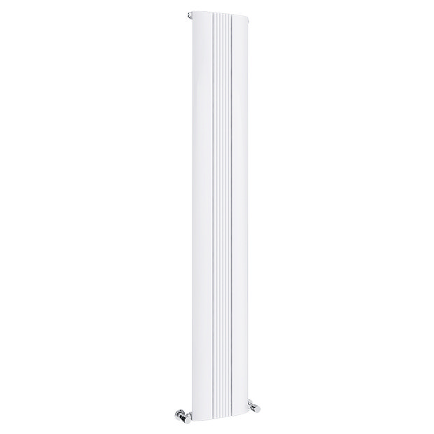 Toronto Aluminium White 1800 x 280mm Tall Vertical Radiator - 3 ...