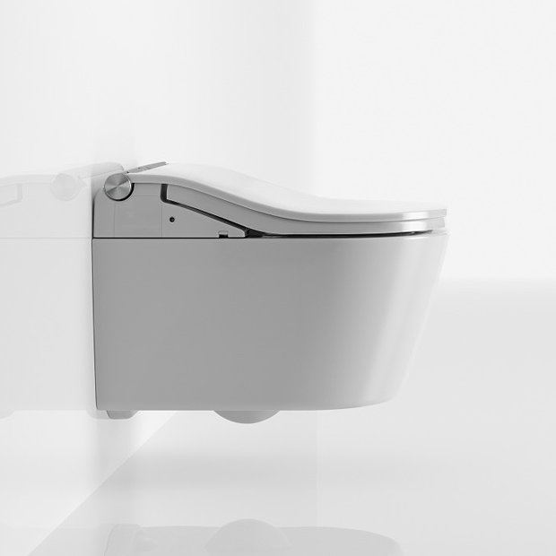 Toto Washlet RW Auto Flush Wall Hung Shower Toilet + Concealed WC ...