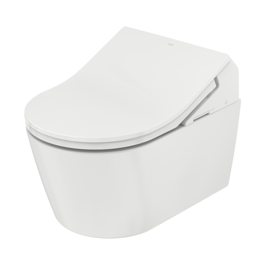 Toto Washlet RX EWATER+ Auto Flush Wall Hung Shower Toilet + Concealed ...