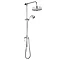 Nuie Traditional Luxury Rigid Riser Kit With Dual Exposed Shower Valve
