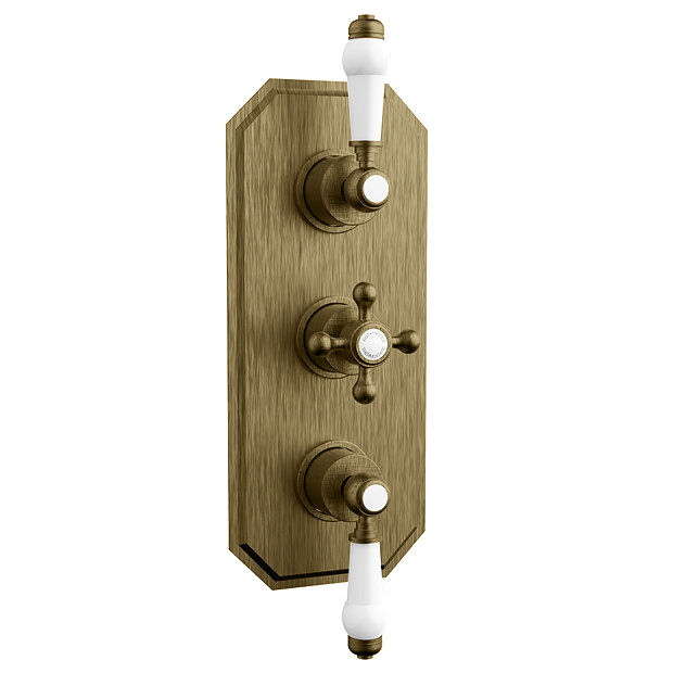 Trafalgar Traditional Triple Concealed Thermostatic Shower Valve in ...