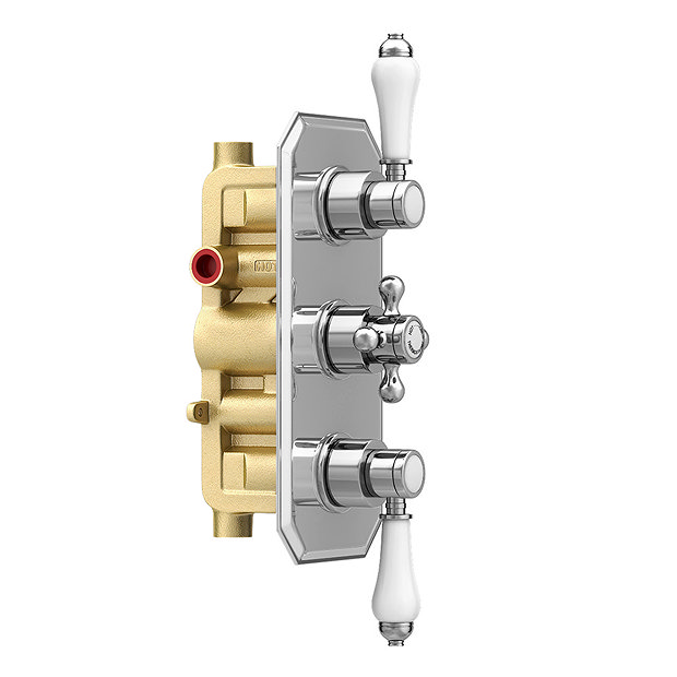 Trafalgar Traditional Triple Shower Valve | Victorian Plumbing.co.uk