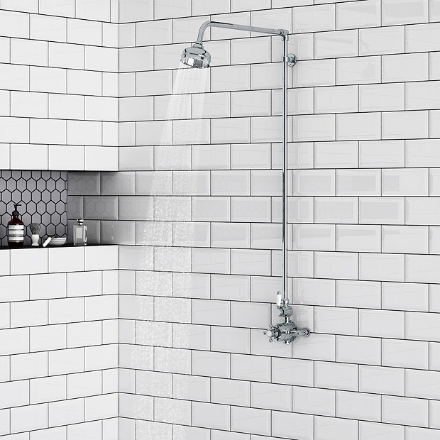 Trafalgar Traditional Twin Exposed Shower Valve | Victorian Plumbing