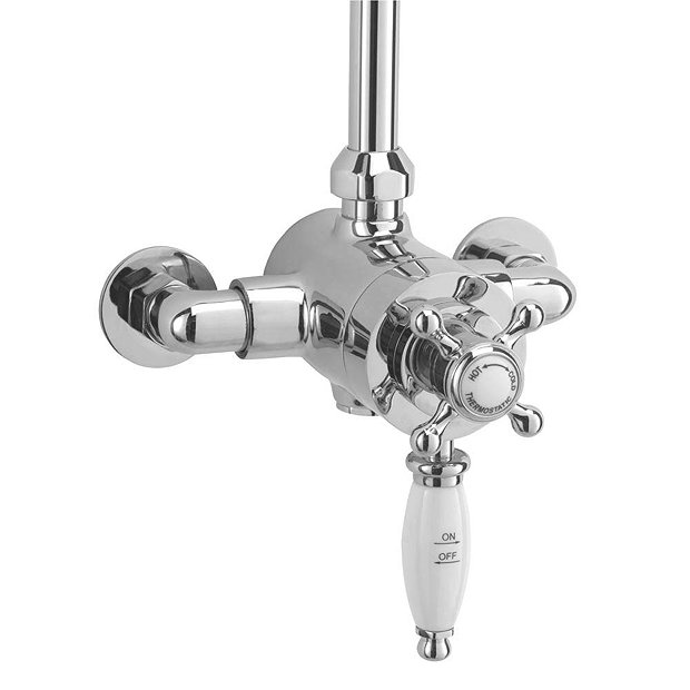 Tre Mercati Victoria Exposed/Concealed Thermostatic Shower Valve - Chrome