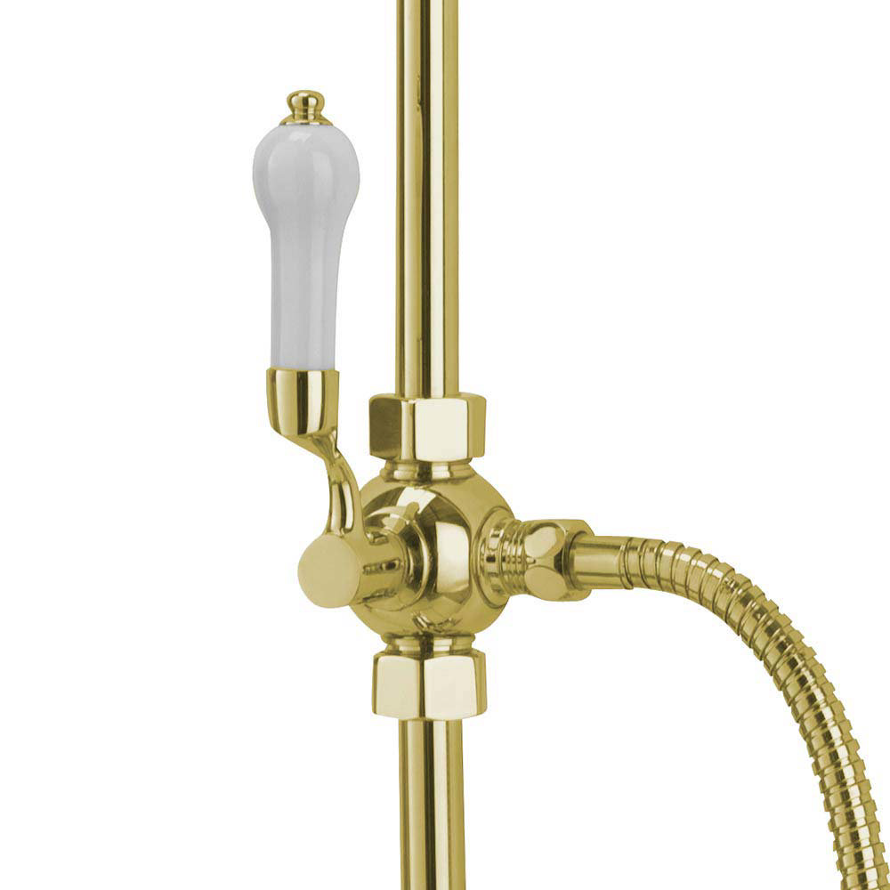 Tre Mercati Victoria Exposed Thermostatic Shower Valve with Riser Kit ...
