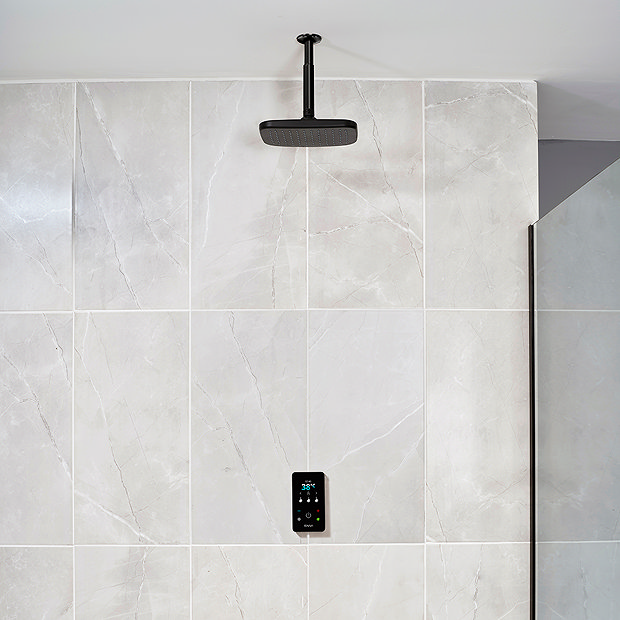 Triton ENVi 10.5KW Electric Shower With Ceiling Fed Fixed Head Kit ...