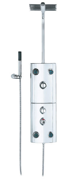 Triton Unichrome Thermostatic Shower Tower at Victorian Plumbing UK