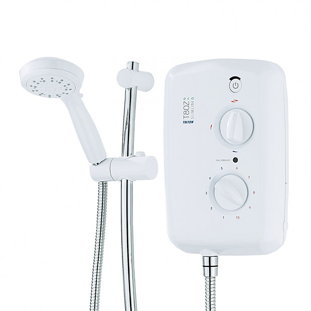 Triton T80z Slimline Eco 8 5 Kw Electric Shower White Chrome