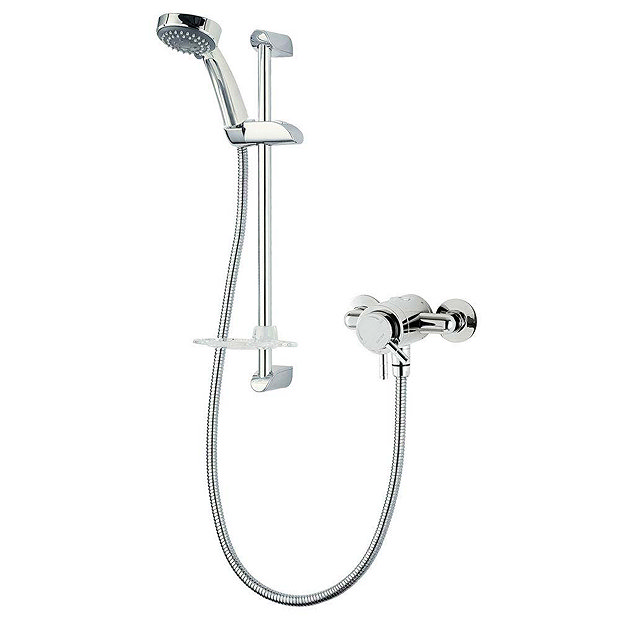 Triton Thames Exposed Mini Shower Mixer w/ Kit At Victorian Plumbing