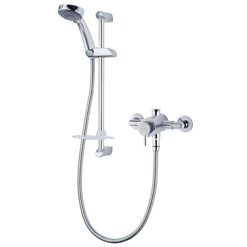 Triton Thames Exposed Mini Shower Mixer | At Victorian Plumbing.co.uk
