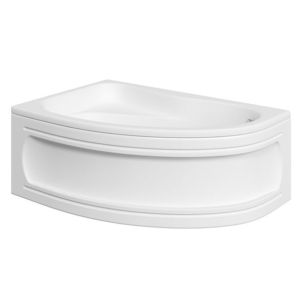 Trojan Classic 1535 x 1005 Offset Corner Bath with Nth Panel - Left ...