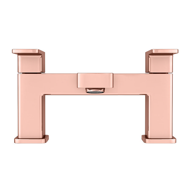 Toreno Modern Rose Gold Bath Filler Tap | Victorian Plumbing UK