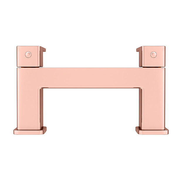 Toreno Modern Rose Gold Bath Filler Tap | Victorian Plumbing UK