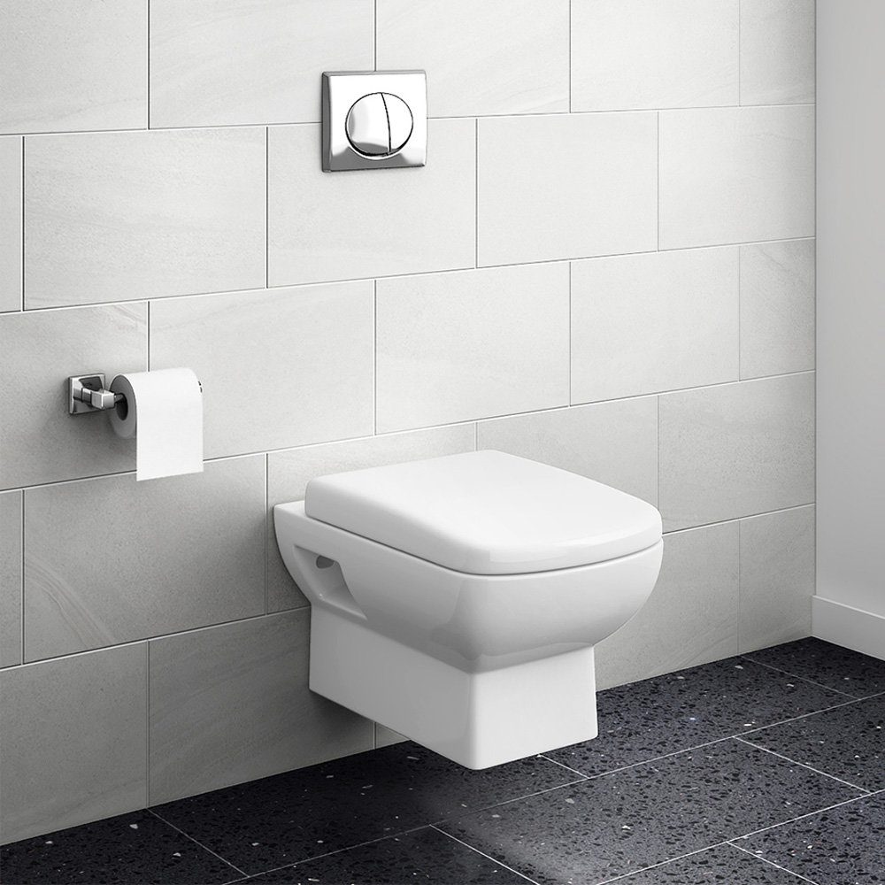 Turin Wall Hung Toilet with Concealed Cistern + Frame | Victorian ...