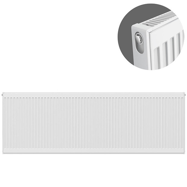 Type 11 Compact Single Convector Radiator - H600 x W2400mm - S624K