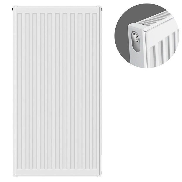 Type 11 Compact 900mm High Single Convector Radiator - Various Sizes at ...