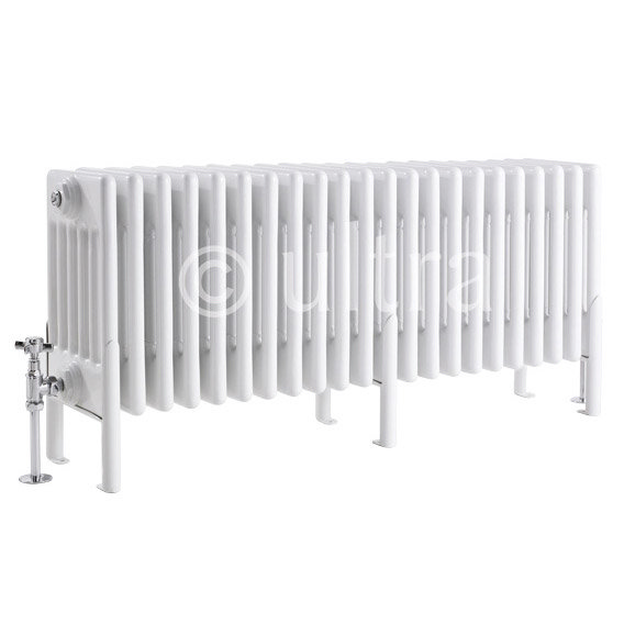 Ultra Colosseum 6 Column Radiator 480 x 1011mm w/ Legs - White at ...