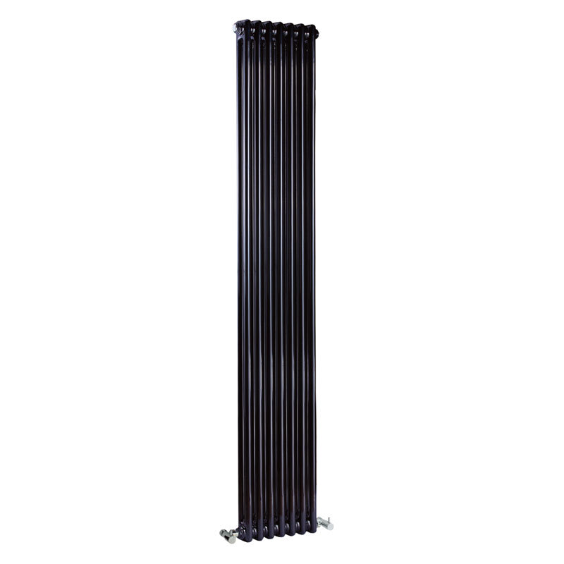 Ultra Colosseum Twin Column Radiator 1800 x 335mm - High Gloss Black ...