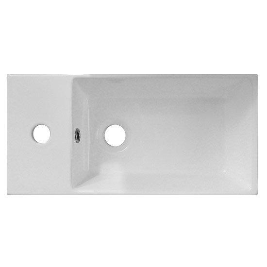 Nuie Compact Rectangular Counter Top Ceramic Basin - BAS002 at ...
