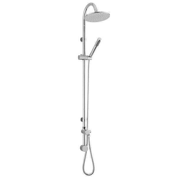 Hudson Reed Destiny Rigid Riser Shower Kit with Concealed Outlet Elbow ...