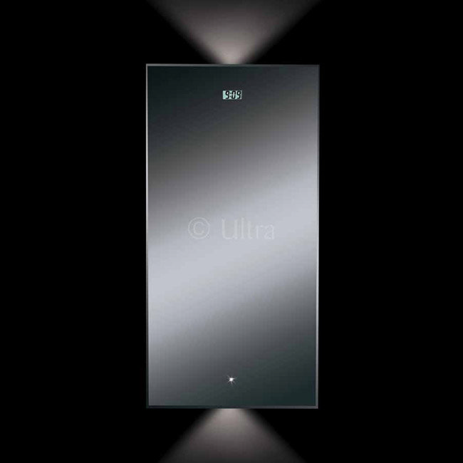 Ultra Elektra Backlit Touch Sensor Mirror with Digital Clock - LQ009 at ...