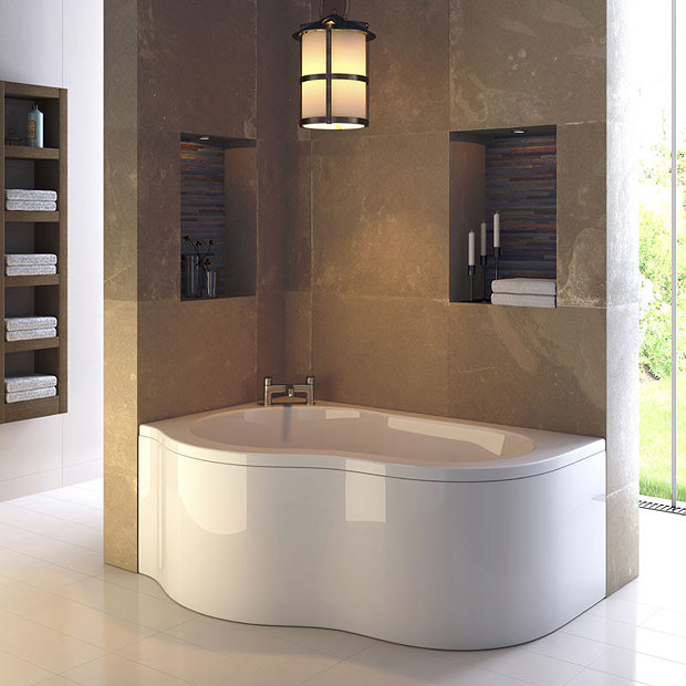 Ultra Estuary Corner Bath with Panel & Legset - Left Hand at Victorian ...
