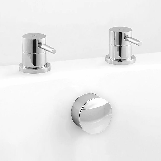 Ultra Freeflow Bath Filler Side Valves & Waste | Victorian Plumbing UK