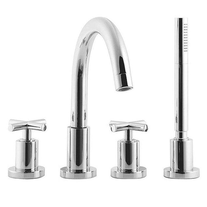 Ultra Helix Crosshead 4 TH Bath Shower Mixer Tap | Victorian Plumbing