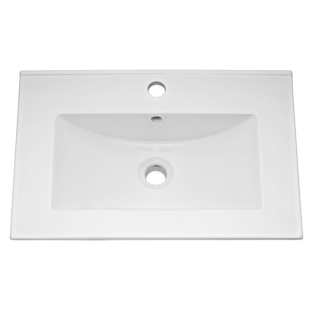 Nuie Minimalist Ceramic Inset Basin at Victorian Plumbing UK