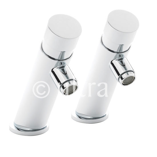 Ultra Modern Non Concussive Basin Taps - TWS011 at Victorian Plumbing UK
