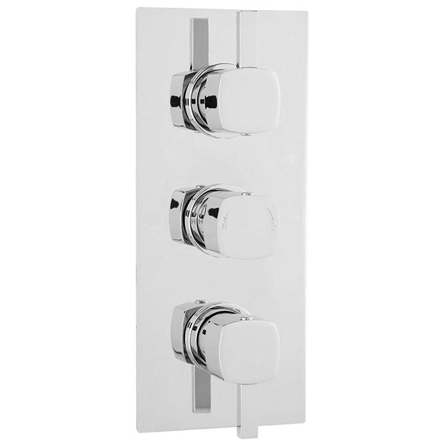 Ultra Muse Concealed Thermostatic Triple Shower Valve with Built-in ...