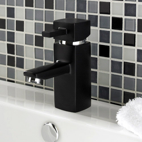 Ultra Muse Mono Basin Mixer with Pop-up Waste - Black - FJ735 at ...