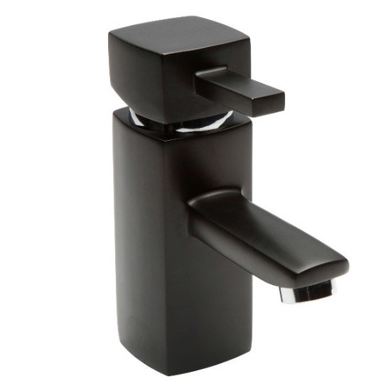 Ultra Muse Mono Basin Mixer with Pop-up Waste - Black - FJ735 at ...