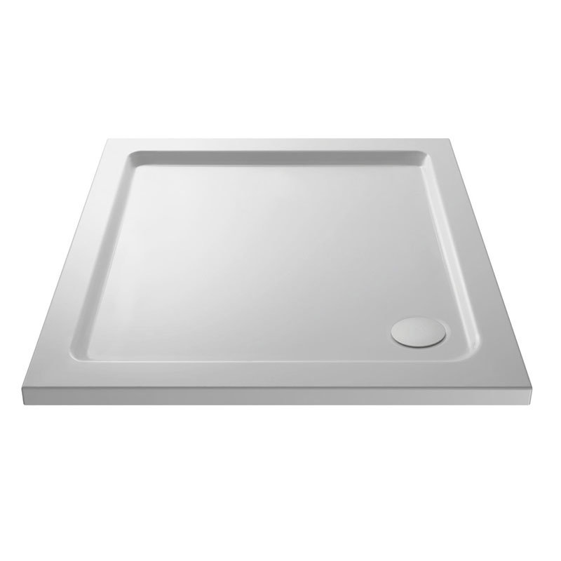 Ultra Pearlstone Square Shower Tray at Victorian Plumbing UK