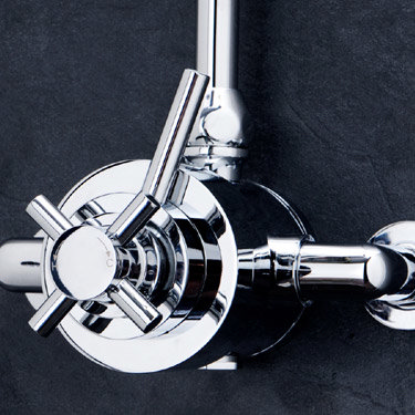 Series 1 Dual Exposed Thermostatic Shower Valve - Chrome - JTY029 at ...
