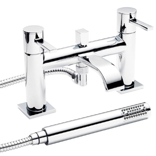 Ultra Series W Bath Shower Mixer + Shower Kit - Chrome - WTY304 at ...