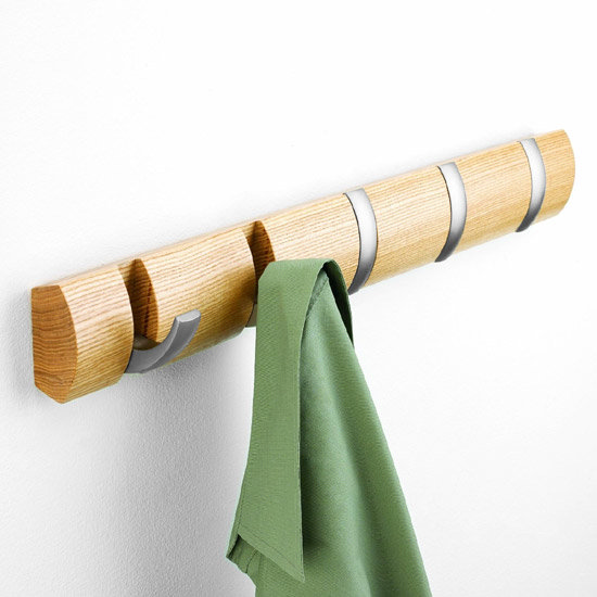 Umbra Flip Wall-Mount 5 Hook Rack - Natural - 318850-390 at Victorian ...