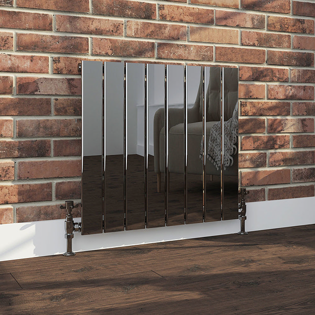 Urban Black Nickel Horizontal H600 x W604mm Radiator - Single Panel ...