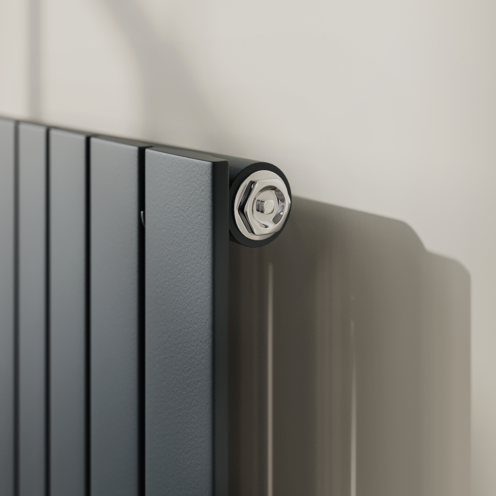 Urban Horizontal Radiator | Anthracite Finish | Victorian Plumbing