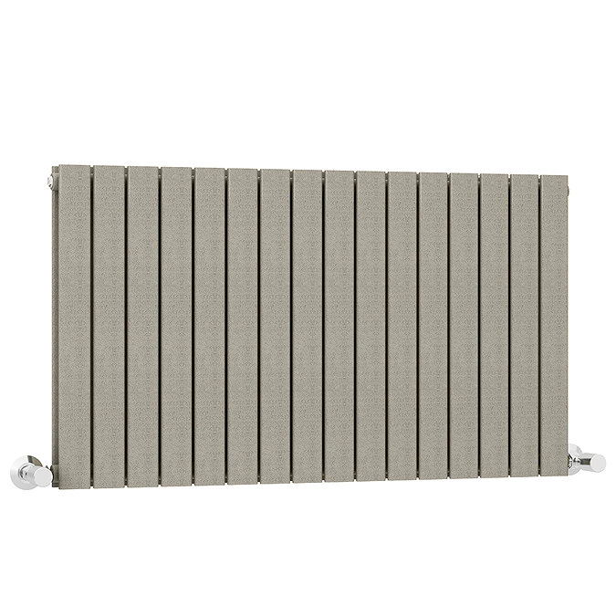 Urban Horizontal Radiator - Taupe Speckled Stone Effect - Double Panel ...
