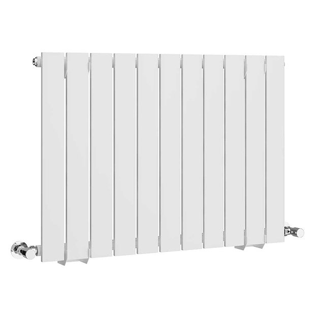 Single White Radiator - 600mm High | Victorian Plumbing