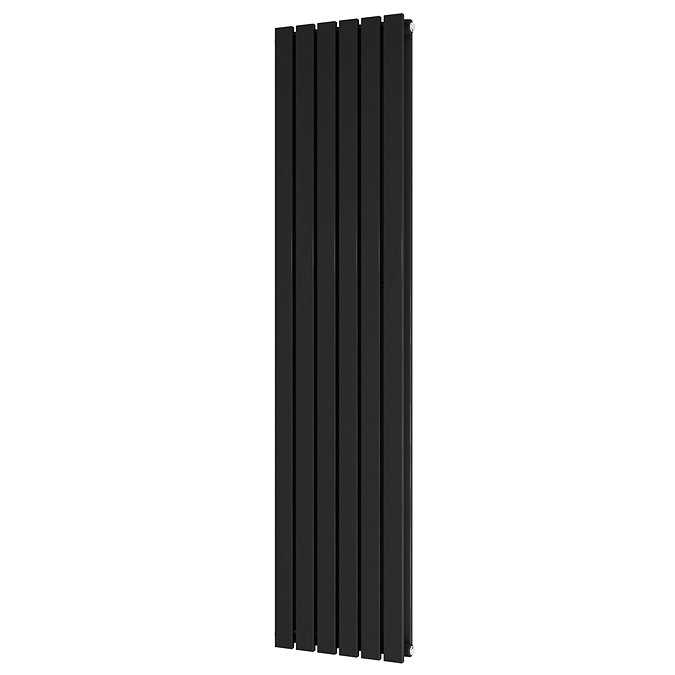 Urban Vertical Radiator - Matt Black - Double Panel (1600mm High) 354mm ...