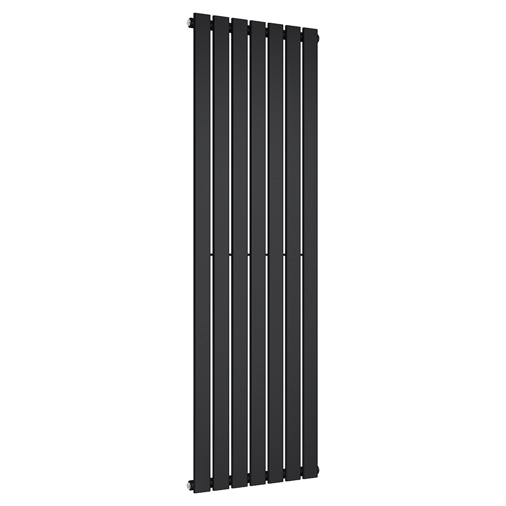 Urban Vertical Radiator - Matt Black - Single Panel (1600mm High) 532mm ...