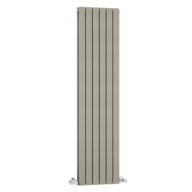 Double Vertical Radiator - Taupe Speckled Stone Effect | Victorian Plumbing