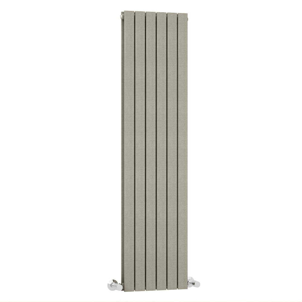 Double Vertical Radiator - Taupe Speckled Stone Effect | Victorian Plumbing
